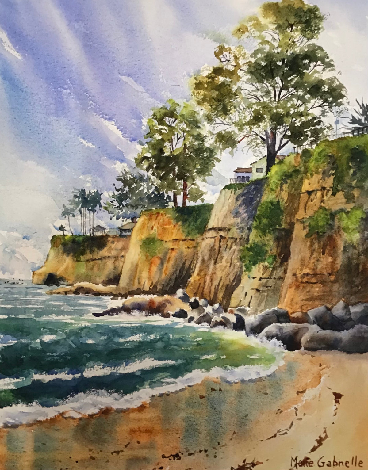 Capitola Cliffs | Giclée Print | 8"x10" — ARTISANS & agency