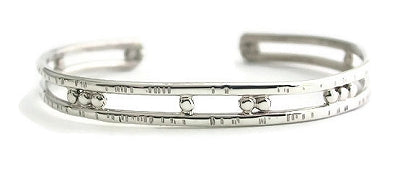 Double Cuff with Lines and Balls — ARTISANS & agency